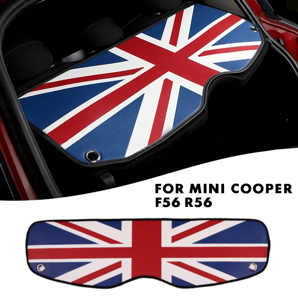 For MINI COOPER F56 Red Union Jack Rear Trunk Cargo Cover Pad ...