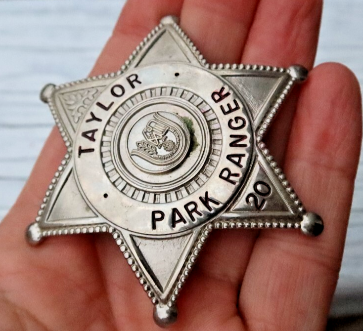 RARE Vintage Taylor Park Ranger Security Badge ID Collectible Original ...