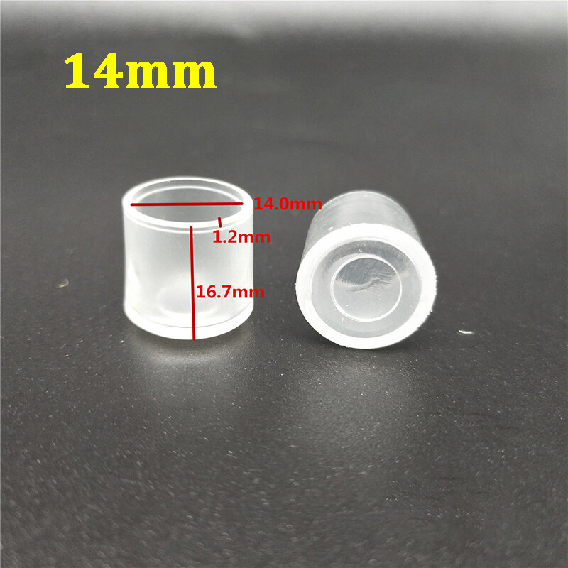 Round Plastic End Cap Clear Caps Tube Pipe PVC Blanking Cover Cap Ø ...