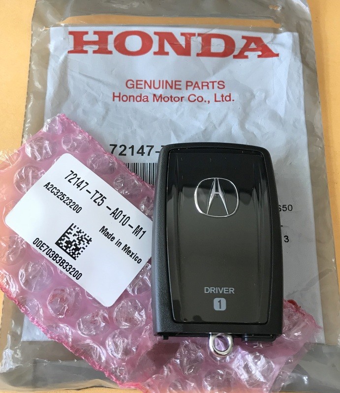 NEW OEM ACURA MDX RDX SMART KEY PROXIMITY REMOTE FOB TRANSMITTER 72147 ...