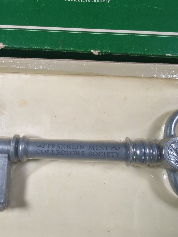 The Franklin Key *Franklin Mint Collectors Society Member Key Metal ...