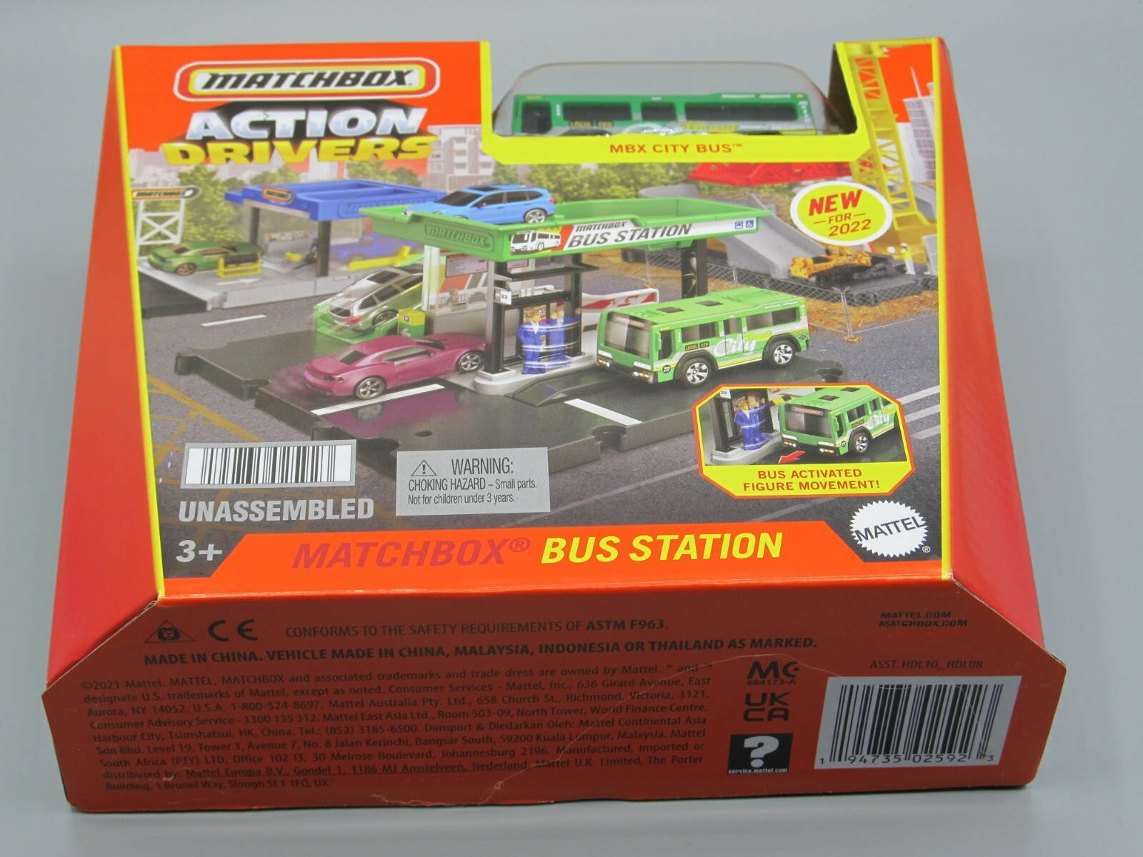 Matchbox 2022 Action Drivers Matchbox Bus Station Playset (BBHDL08) NEW ...