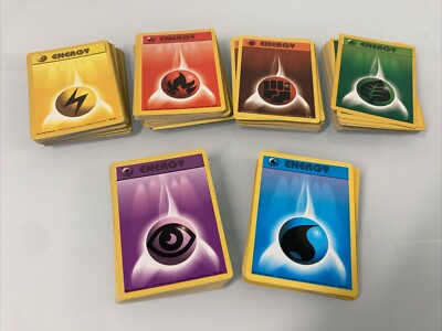 Pokemon TCG: 1999 Base Set Energy Cards 200+ | eBay UK