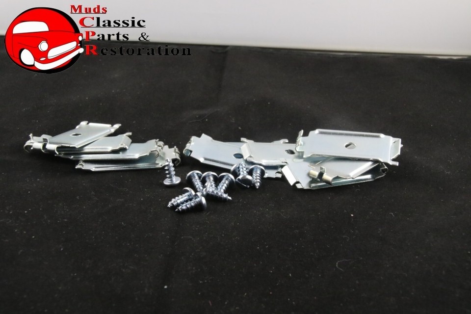 1956 56 Chevy Passenger Car 150 210 Sedan 4 Door Rocker Molding Clip ...