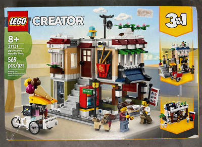 LEGO CREATOR 3 in 1 Downtown Noodle Shop Building Modular Set 31131 NEW ...