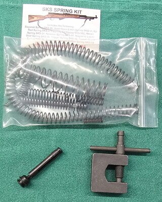 SKS Rifle Spring Rehab Kit 10 Springs-7.62X39 Broken Shell Extractor ...