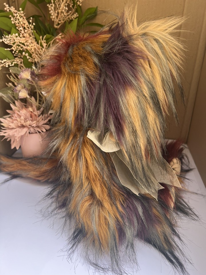 Charlie Bear Eustace Eustace, woolly mammoth wild multicolour plush fur ...
