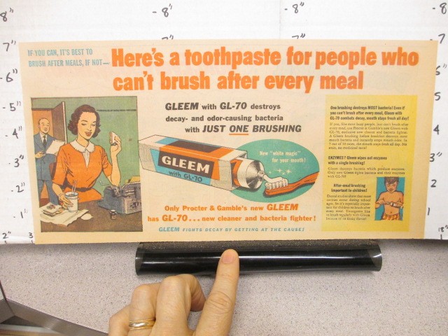 newspaper ad 1953 HALO shampoo hair RCA singer Dolores Martel GLEEM ...