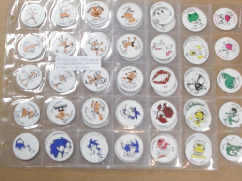 POGS/MILKCAPS POG SHEETS OF 80 POGDOG, SONIC, TROLL, UNICORN, POGPAL ...