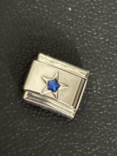 Celestial Pointy Royal Blue Enamel Star Charm Link For A Nomination ...