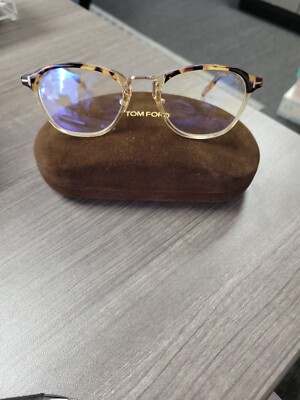 Tom Ford TF 5727 055 Eyeglasses Havana Brown Frame Authentic New Italy ...