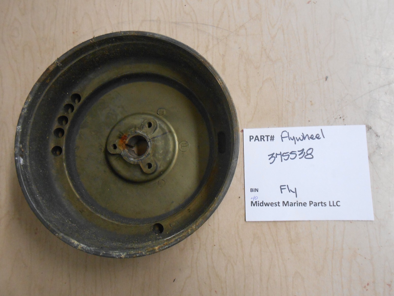 375538 Hiawatha 1948 5hp Outboard Motor 840MI-25-7972A Flywheel (Fly ...