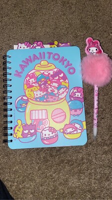 Sanrio hello kitty tab journal With Pen | eBay