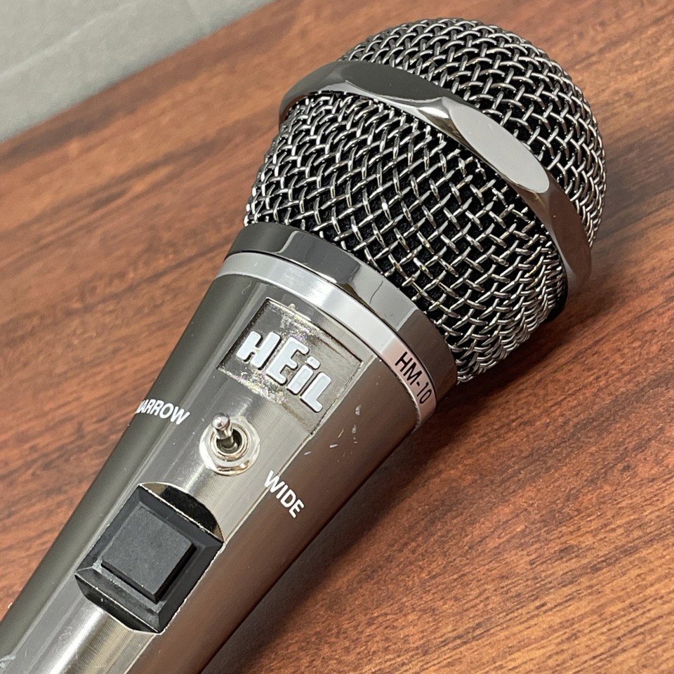 HEIL HM-10 DUAL Element With 4 Pin Connection Microphone | eBay