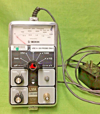 Bicron Surveyor M Radiation Survey Meter Great for bench top w/ AC ...