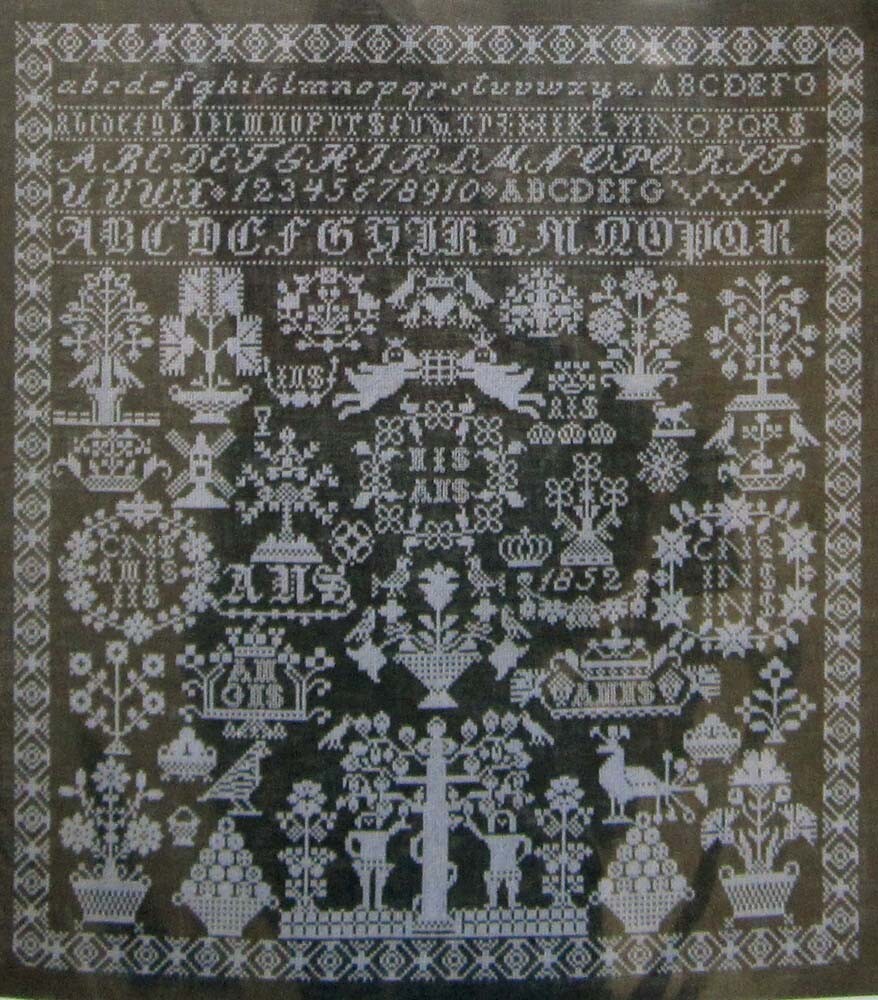 Antique Sampler Cross Stitch Kits Maria Ewin Reproduction Sampler