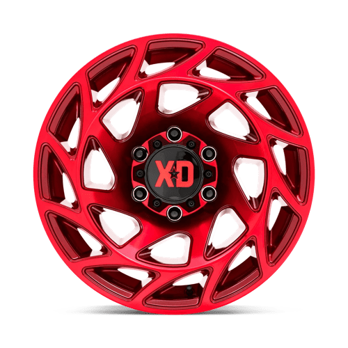 XD Series Xd860 Onslaught Wheels 20x10 (-18 8x170 125.1) Red Rims Set ...
