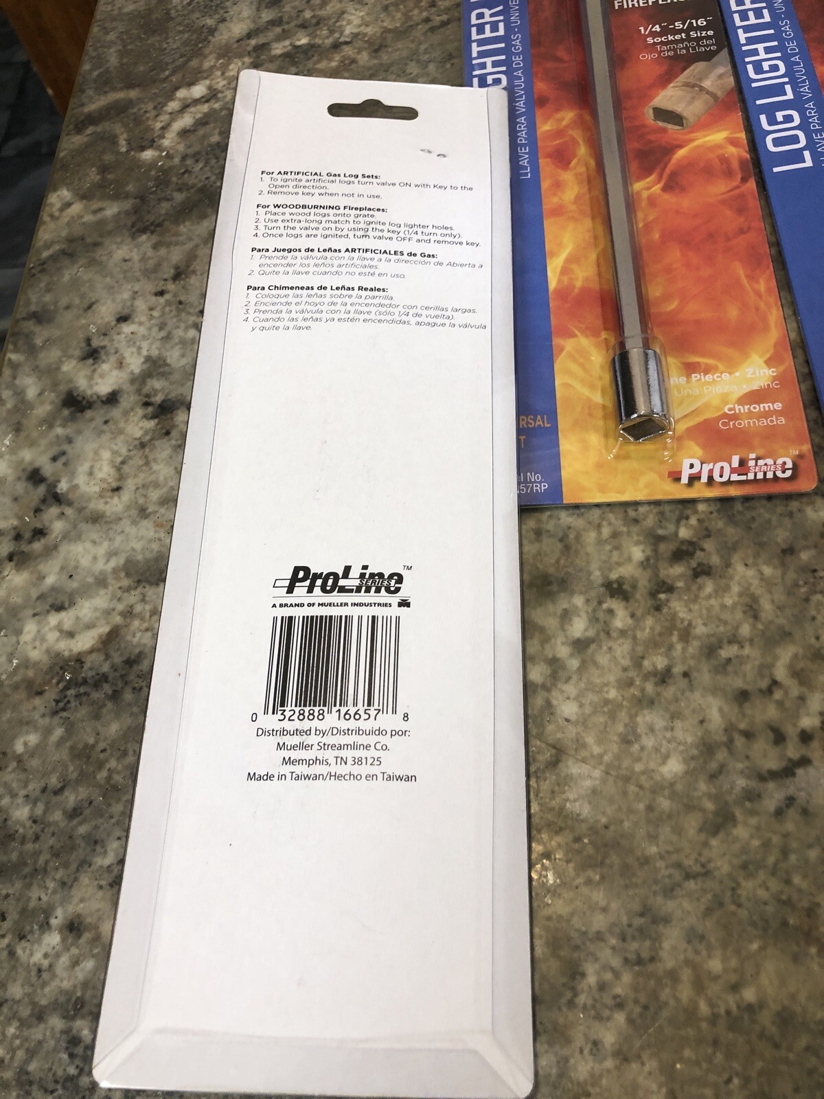 New Lot Of 4 Mueller 8” Log Lighter Gas Valve Keys Chrome 1/4” - 5-16 ...