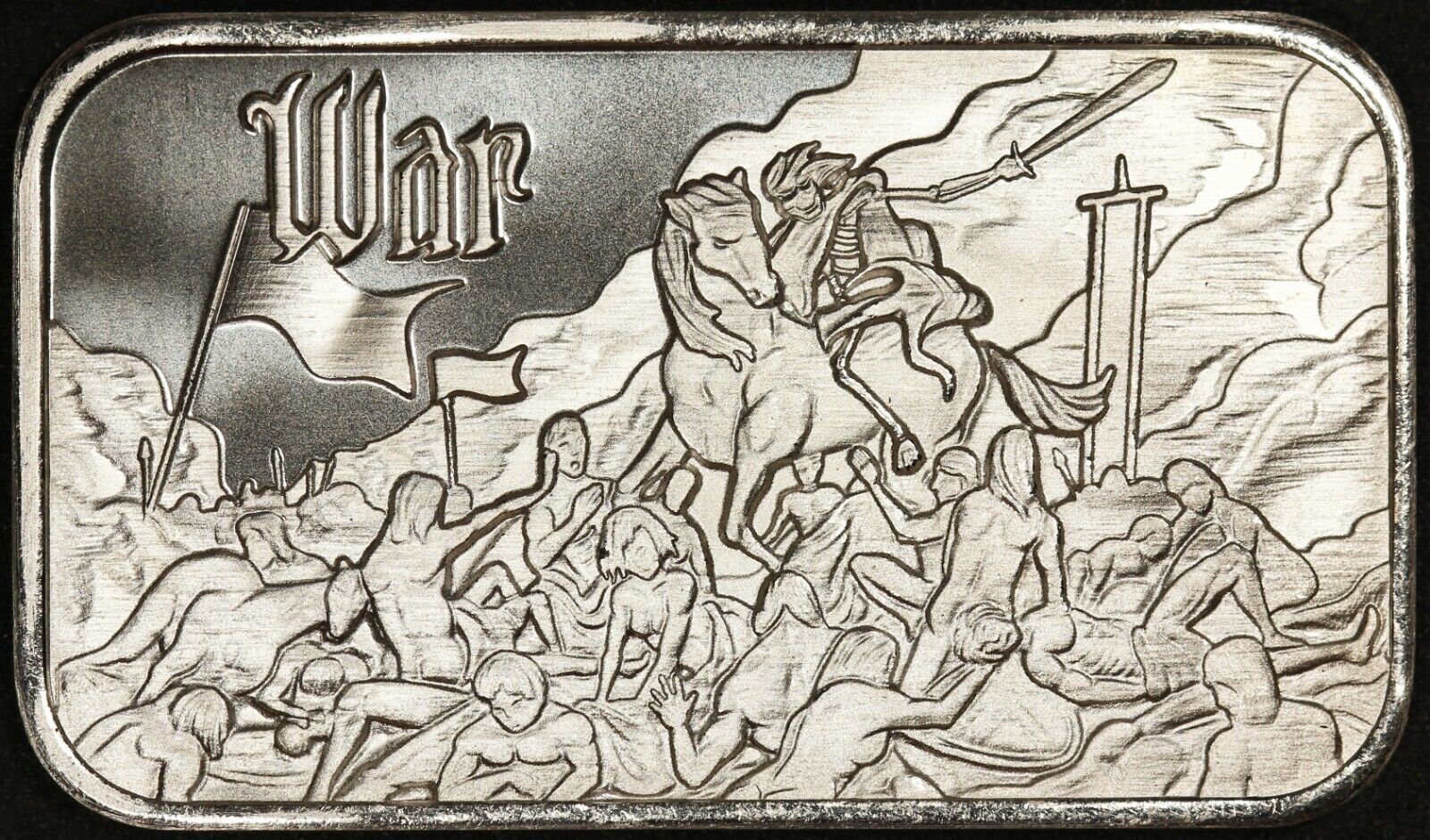 2023 Four Horsemen of Apocalypse War BU 1 oz silver bar | eBay