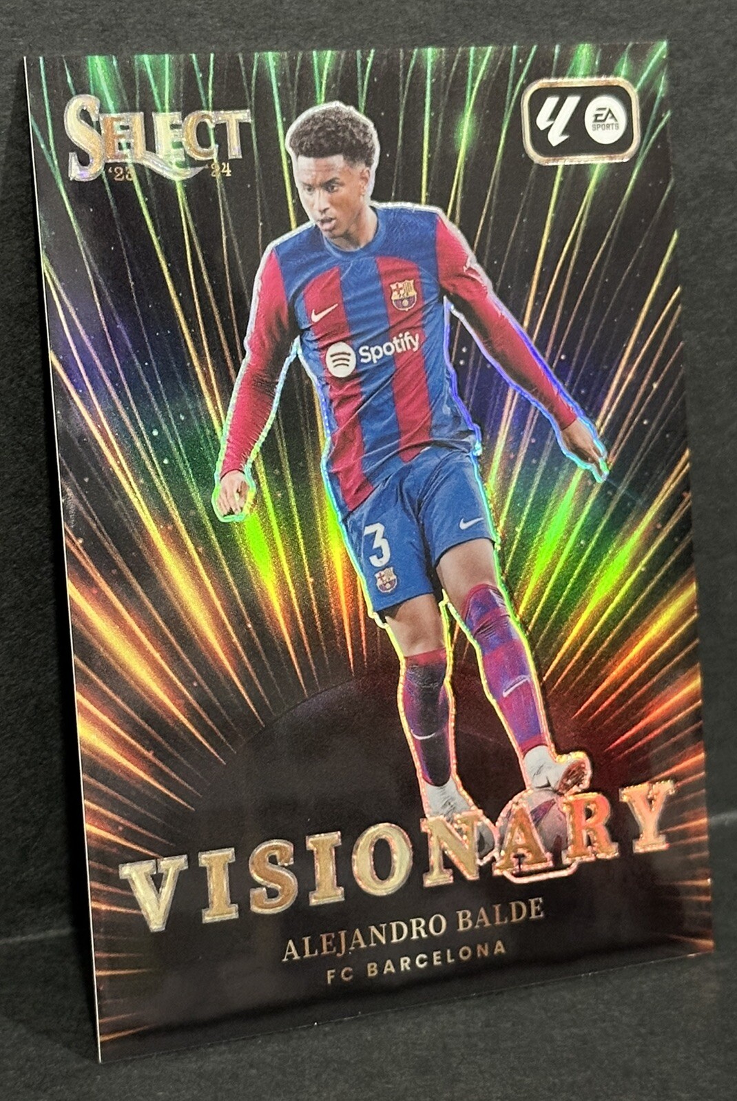2023-24 Panini Select La Liga Barcelona Alejandro Balde Visionary Case ...