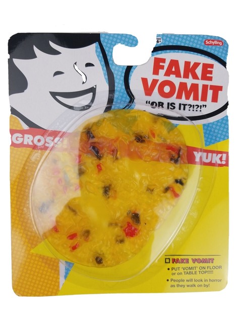 Funny Prank Fake Vomit Puke Practical Joke Throw Up Novelty Barf Office