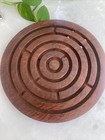 Table Top Wooden Puzzle Ball-in-a-Maze Game-8 Inch Handmade in US ...