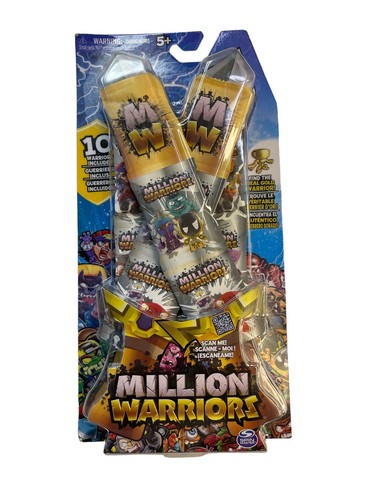 MILLION WARRIORS 10 Pack BLIND MINI FIGURE PACK 1 Rare Guaranteed New ...