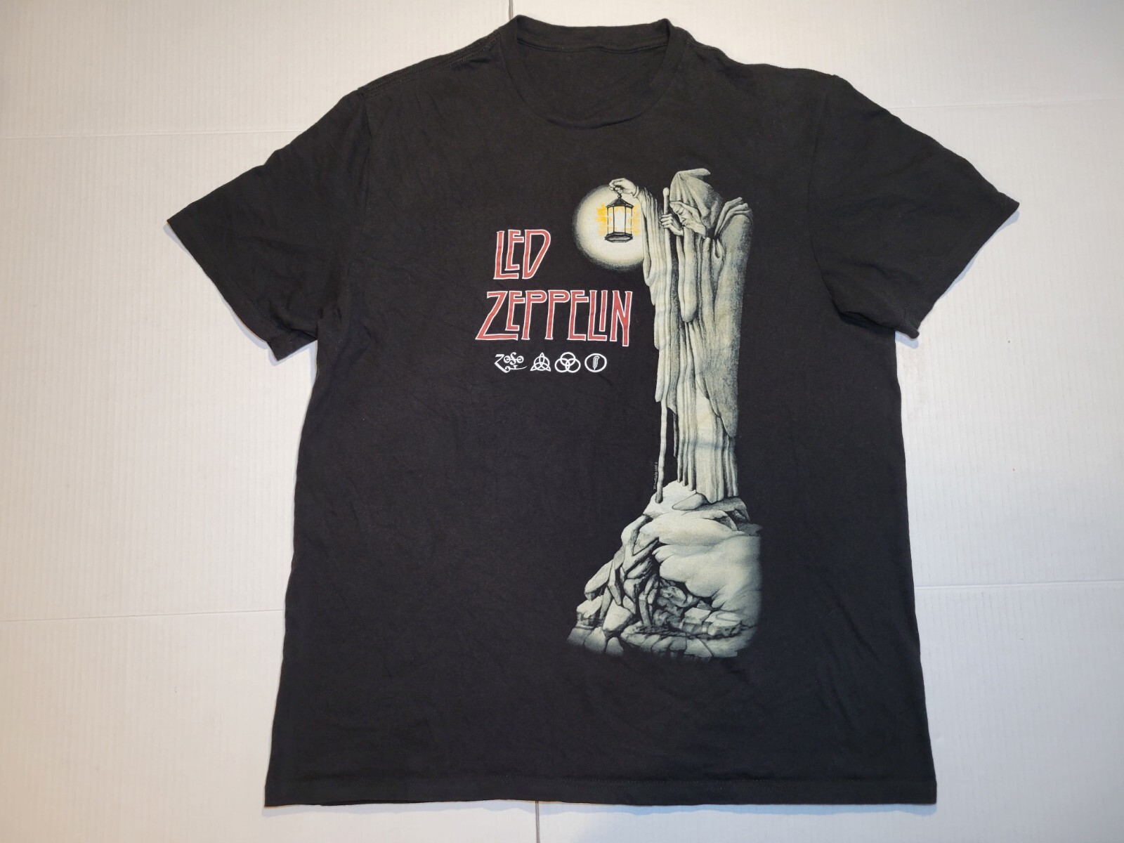 LED ZEPPELIN STAIRWAY TO HEAVEN WIZARD SHIRT LOGO MEN… - Gem