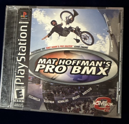 Mat Hoffman's Pro BMX (Sony PlayStation 1, 2001) PS1 Game black label ...