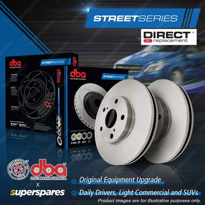 DBA Street Series Rear Disc Brake Rotors for Scion FRS 2.0L Coupe 2012 ...