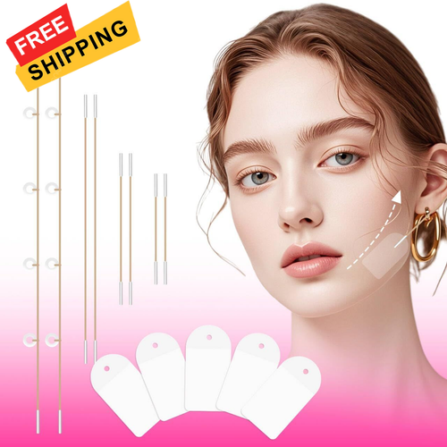 Face Lift Tape Invisible with String – 100 PCS Neck 1 Count (Pack of ...