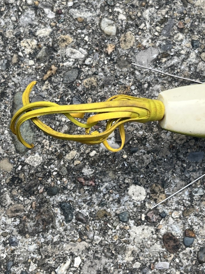 VTG Fishing Lure Creme's Du-Dad Akron Ohio Tyler Texas Leopard Frog | eBay