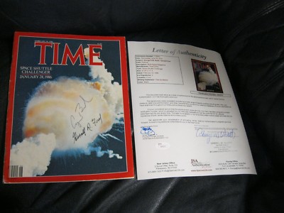 George HW Bush Gerald Ford Autographed TIME Magazine Full JSA Certified ...