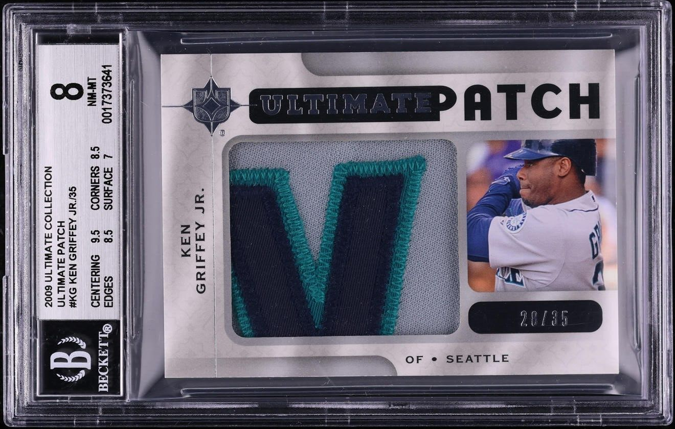 2009 UpperDeck UD Ultimate GAME JERSEY Patch Ken Griffey Jr. /35 NO ...