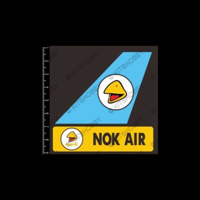 Nok Air "Blue" Logo Sticker (Size 9 cm x 9 cm) | eBay