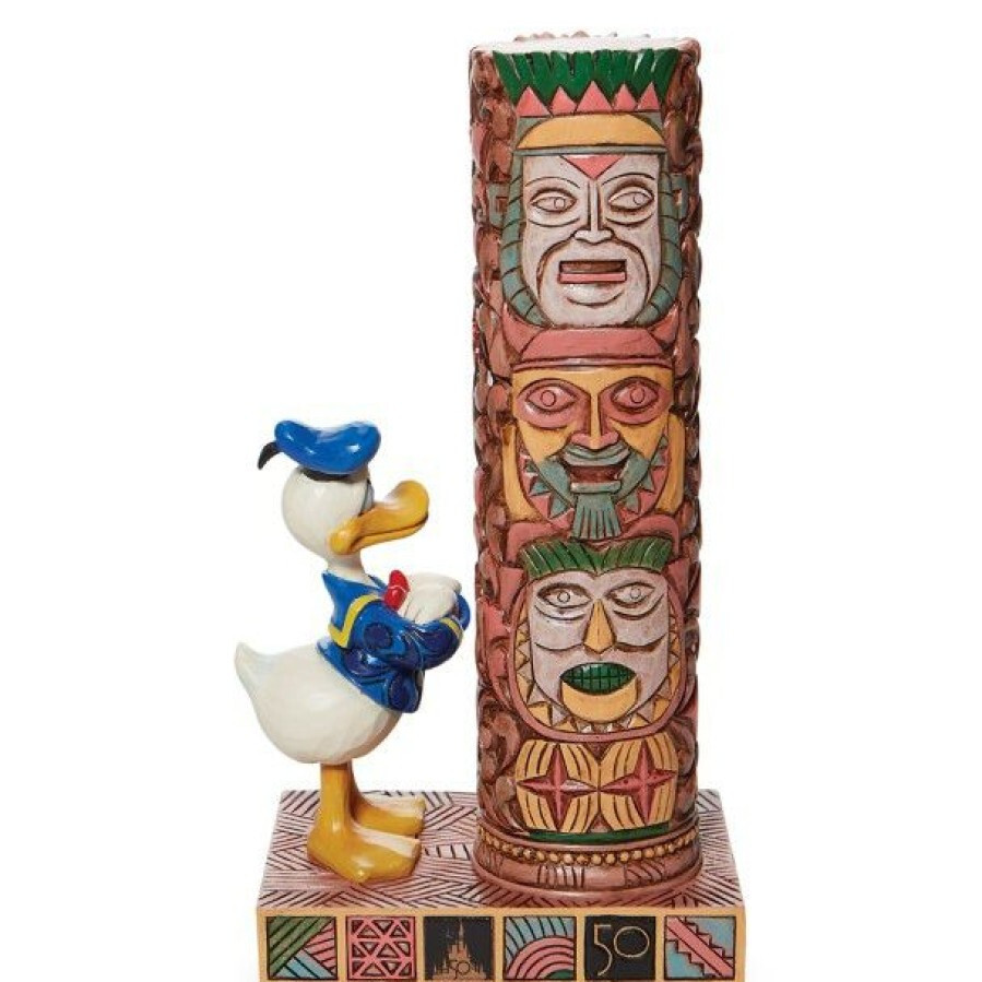 Disney Parks 50th Anniversary Jim Shore Donald Duck Enchanted Tiki Room ...