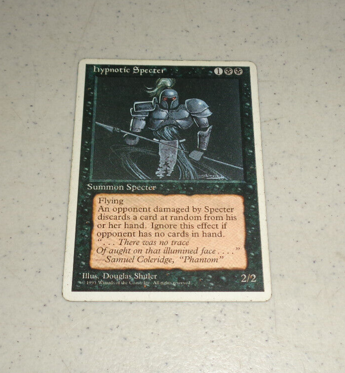 ~1x Hypnotic Specter x1 ~MP~ 4th Ed. Magic the Gathering MTG~ | eBay