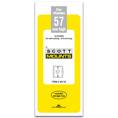 Scott/Prinz Pre-Cut Strips 215mm Long Stamp Mounts 215x57 #937 Black | eBay