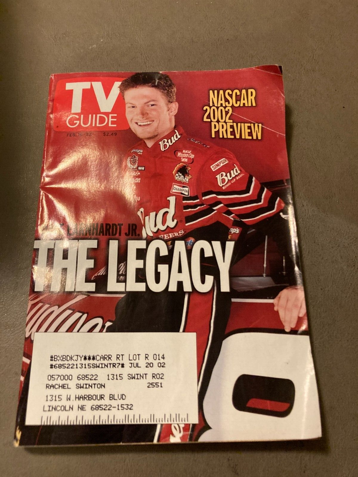 2002 Nascar Winston Cup Series Book Collectible Hardback Book + TV ...