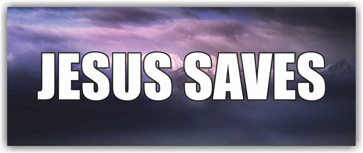 Jesus Saves Banner