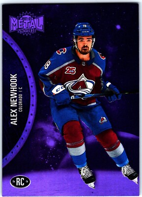 🏒 21-22 SKYBOX METAL UNIVERSE PURPLE SPECTRUM - ALEX NEWHOOK RC /199 ...
