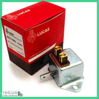 LUCAS 54C BRAKE LIGHT SWITCH, TRIUMPH BSA NORTON ARIEL AJS, 31281B, 19 ...