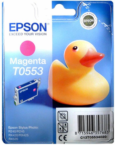 Original Epson T0553, Epson RX420, RX425, R240, RX520, C13T05534020 ...