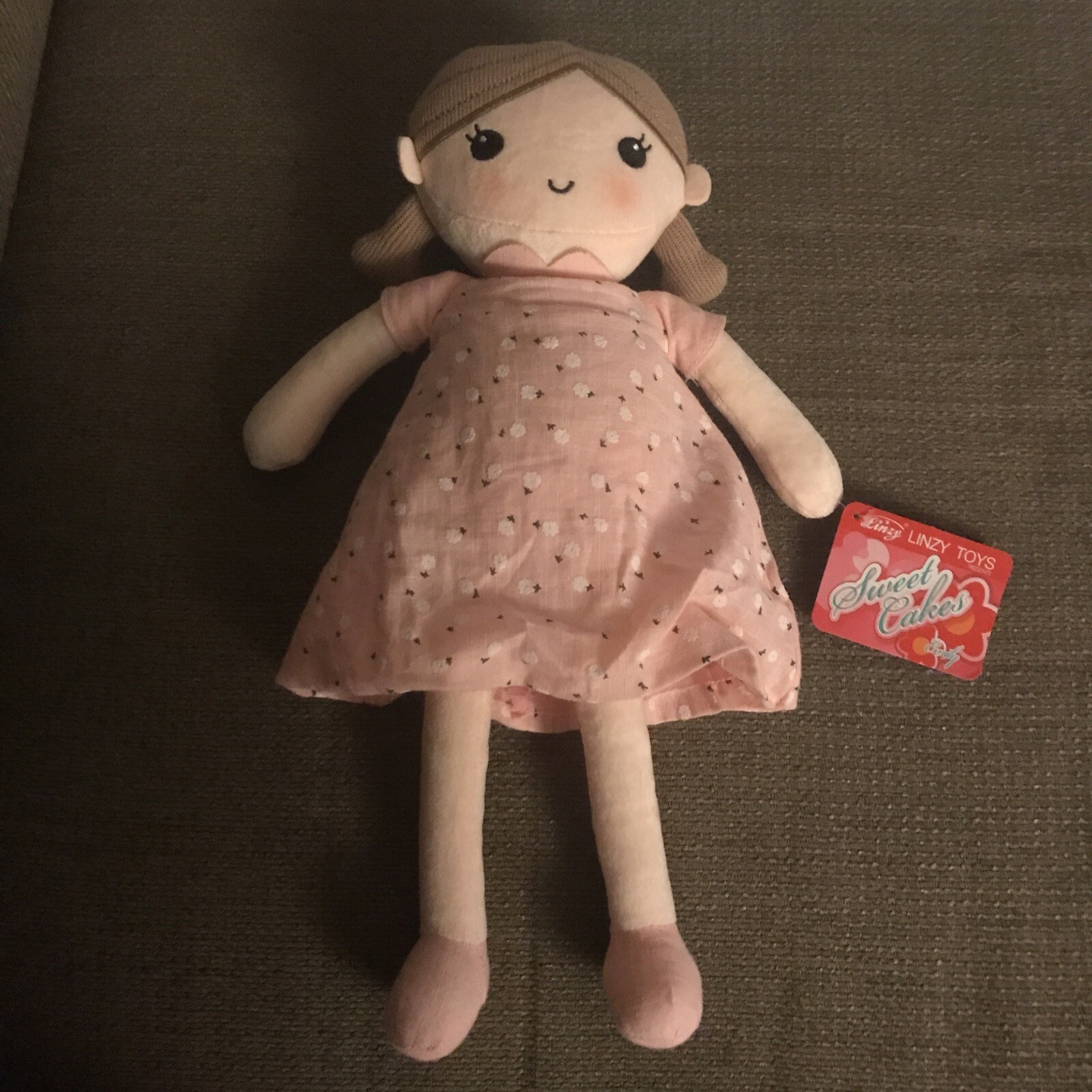 Linzy Toys Soft Plush Pink Emily Rag Doll 15" for sale online | eBay