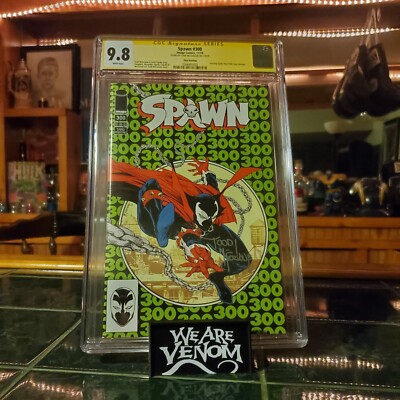 SPAWN 300 3rd Print CGC 9.8 SS - FULL SIG!!! Todd McFarlane SUPER LOW ...