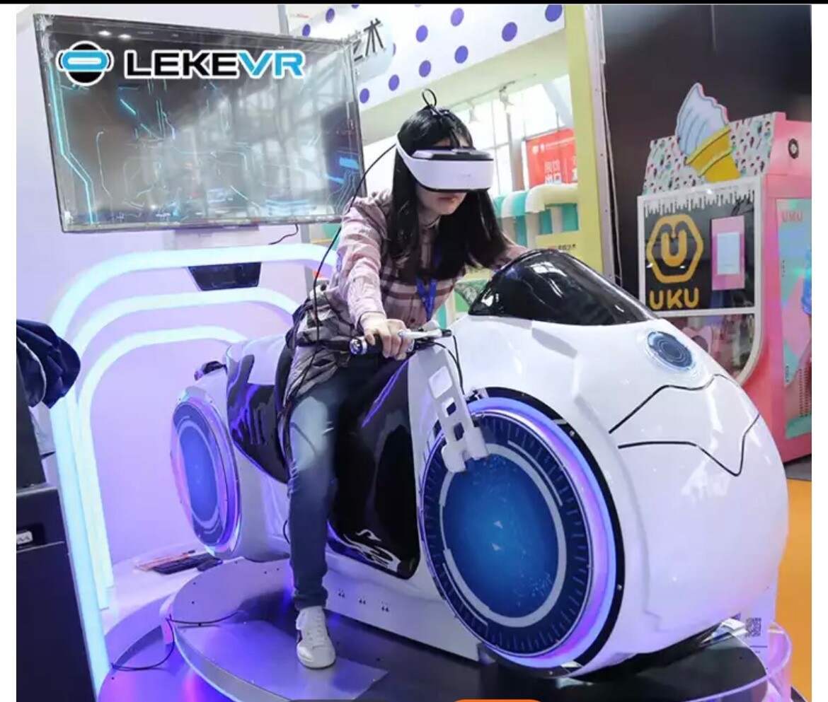 New Arcade Motorcycle Simulator Virtual Reality Shopping Mall 9d Motion ...