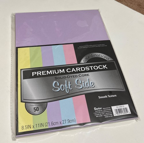 Core'dinations Premium Cardstock 8.5" x 11" Soft Side, 50 Sheets Smooth ...