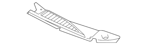 GM Oem-cowl Grille Panel Windshield Wiper Cover Vent Left 25826329 for ...