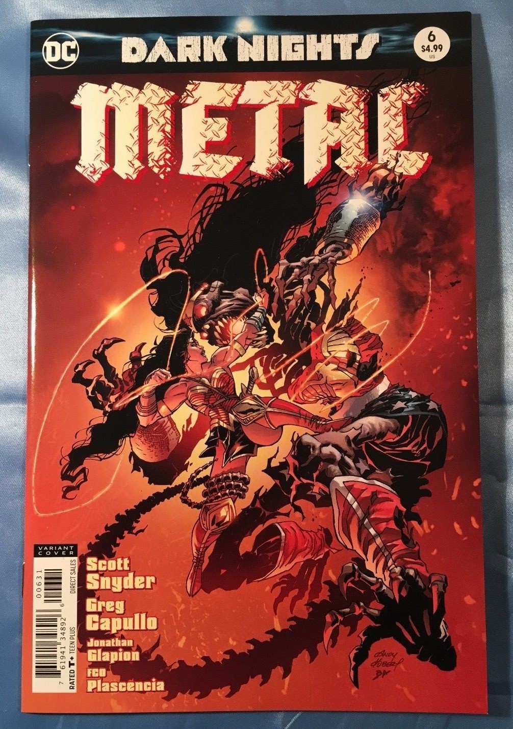 DARK KNIGHTS METAL #6 ANDY KUBERT VARIANT COVER NM+ | eBay