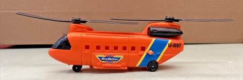 Vintage Galoob Micro Machines Orange Cargo Transport Chopper U-897 ...